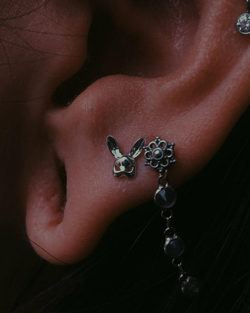 Honey Bunny - White Gold – Junipurr Jewelry