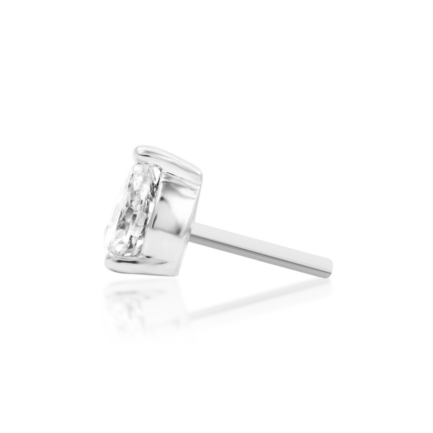 Diamond Pear - White Gold – Junipurr Jewelry