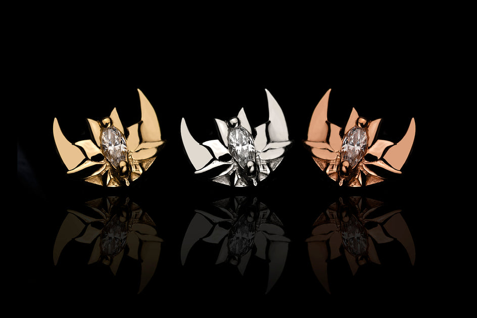 Guardian Moon - White Gold – Junipurr Jewelry