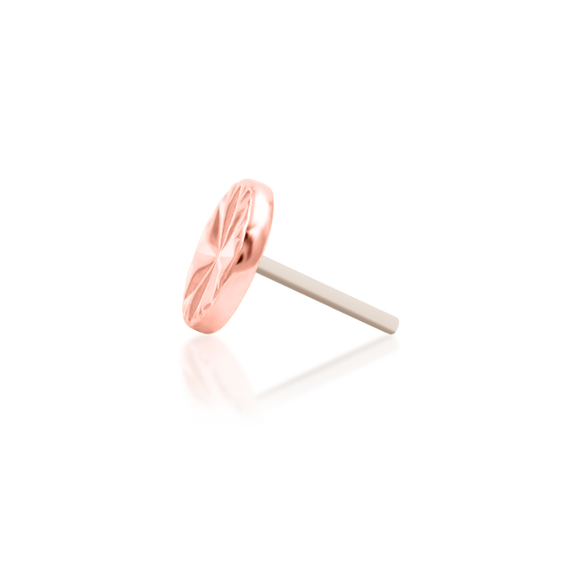 Engraved Disk - Rose Gold - 3mm – Junipurr Jewelry