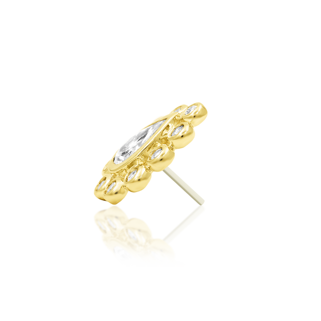 Raya - Yellow Gold – Junipurr Jewelry